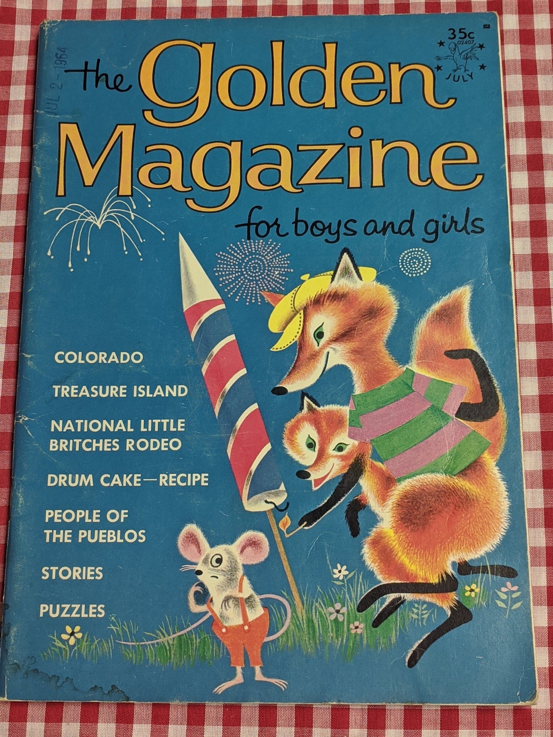 The Golden Magazine for Boys and Girls July 1964, Vol. 1 No. 6 - Etsy