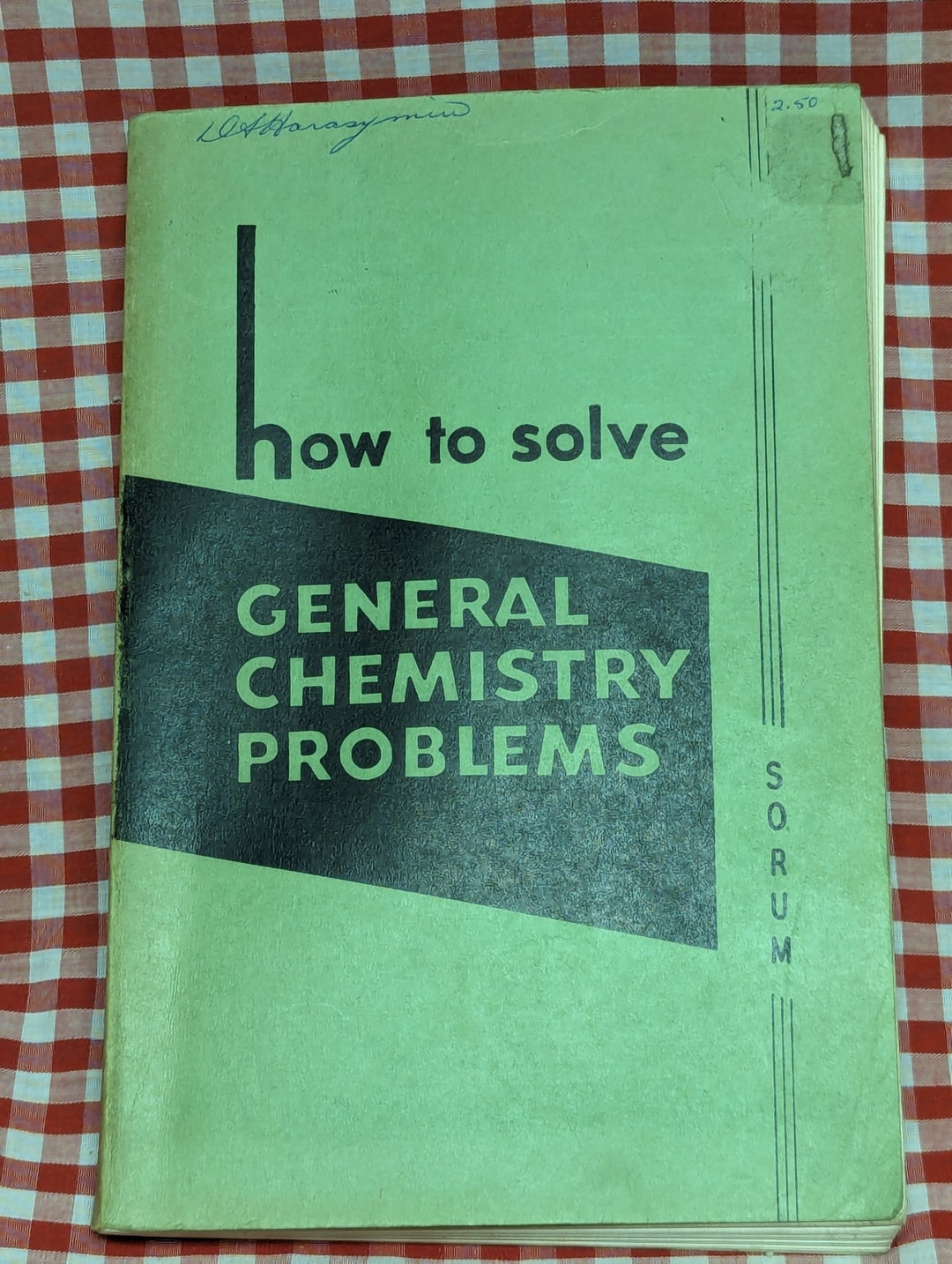 Vintage Text Book: How to Solve General Chemistry Problems by C.H ...