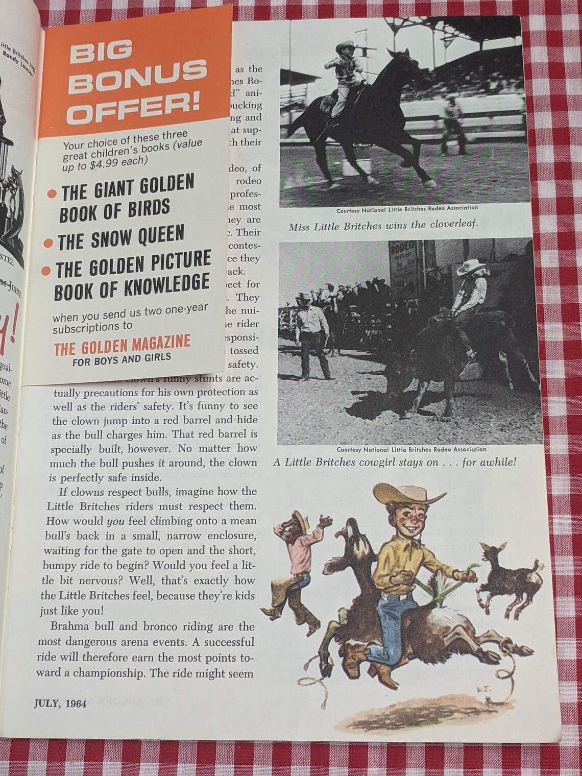 The Golden Magazine for Boys and Girls July 1964, Vol. 1 No. 6 - Etsy