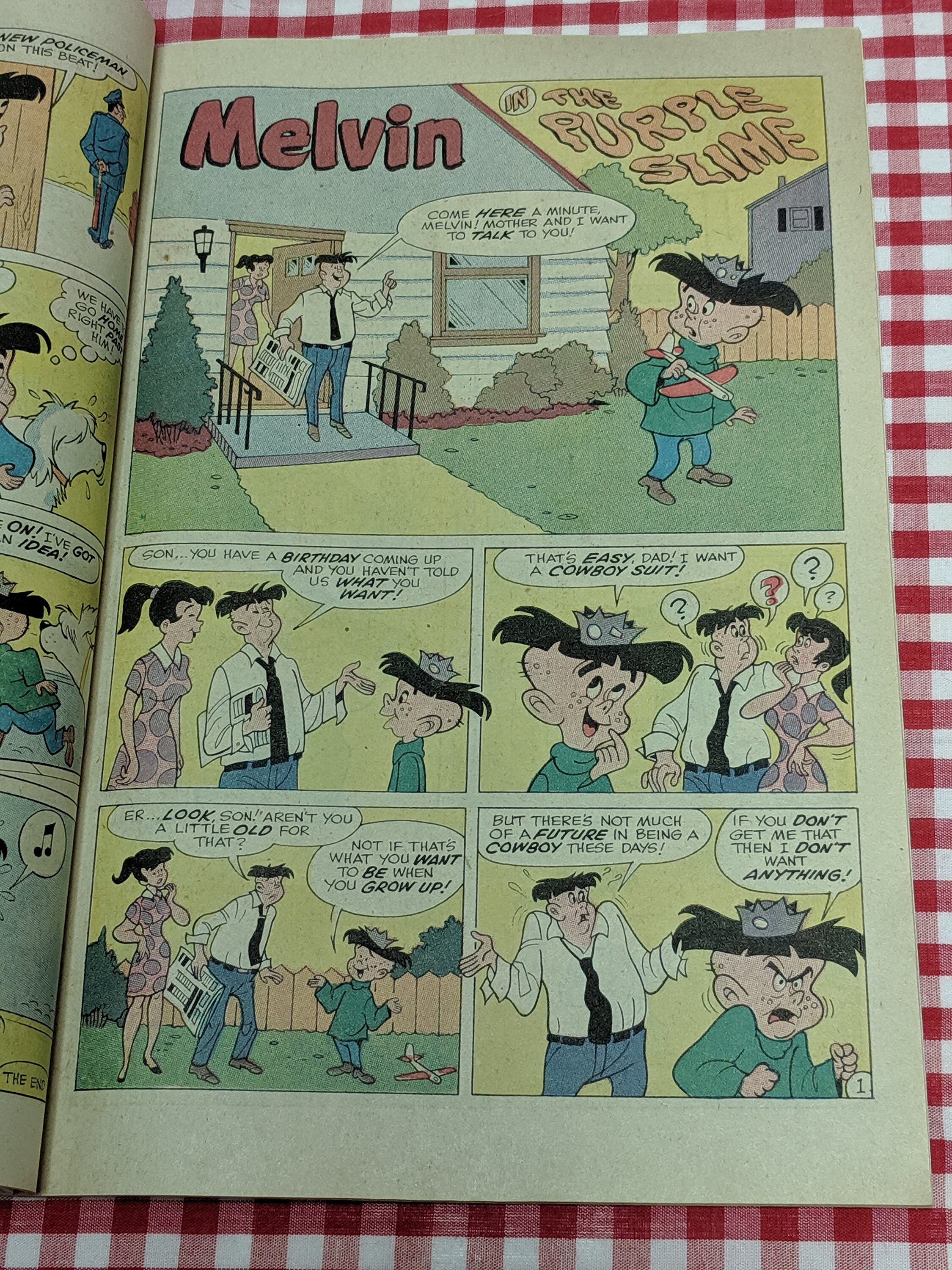 Little Audrey and Melvin, Harvey Comics, November 1971, Vol 1, No. 52 ...