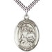St Raphael the Archangel Pendant Sterling Silver on a 24 Inch Light ...