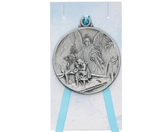 Guardian Angel Crib Medal - Etsy