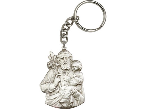 Saint Joseph Keychain | Etsy