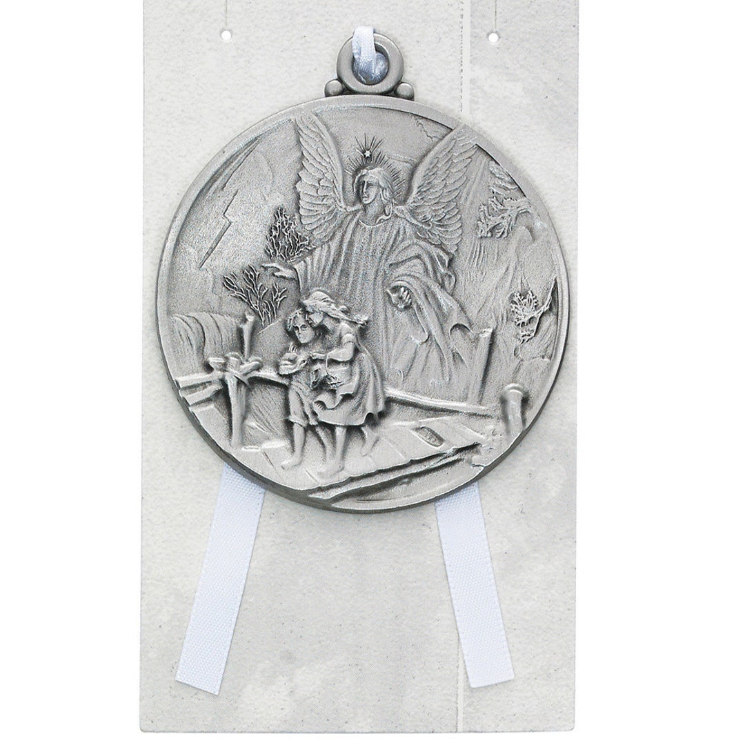 Guardian Angel Crib Medal Engraveable - Etsy