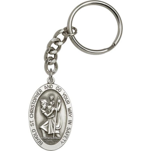 St Christopher Keychain - Etsy