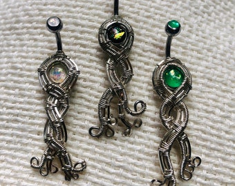 Wire Belly Ring - Etsy