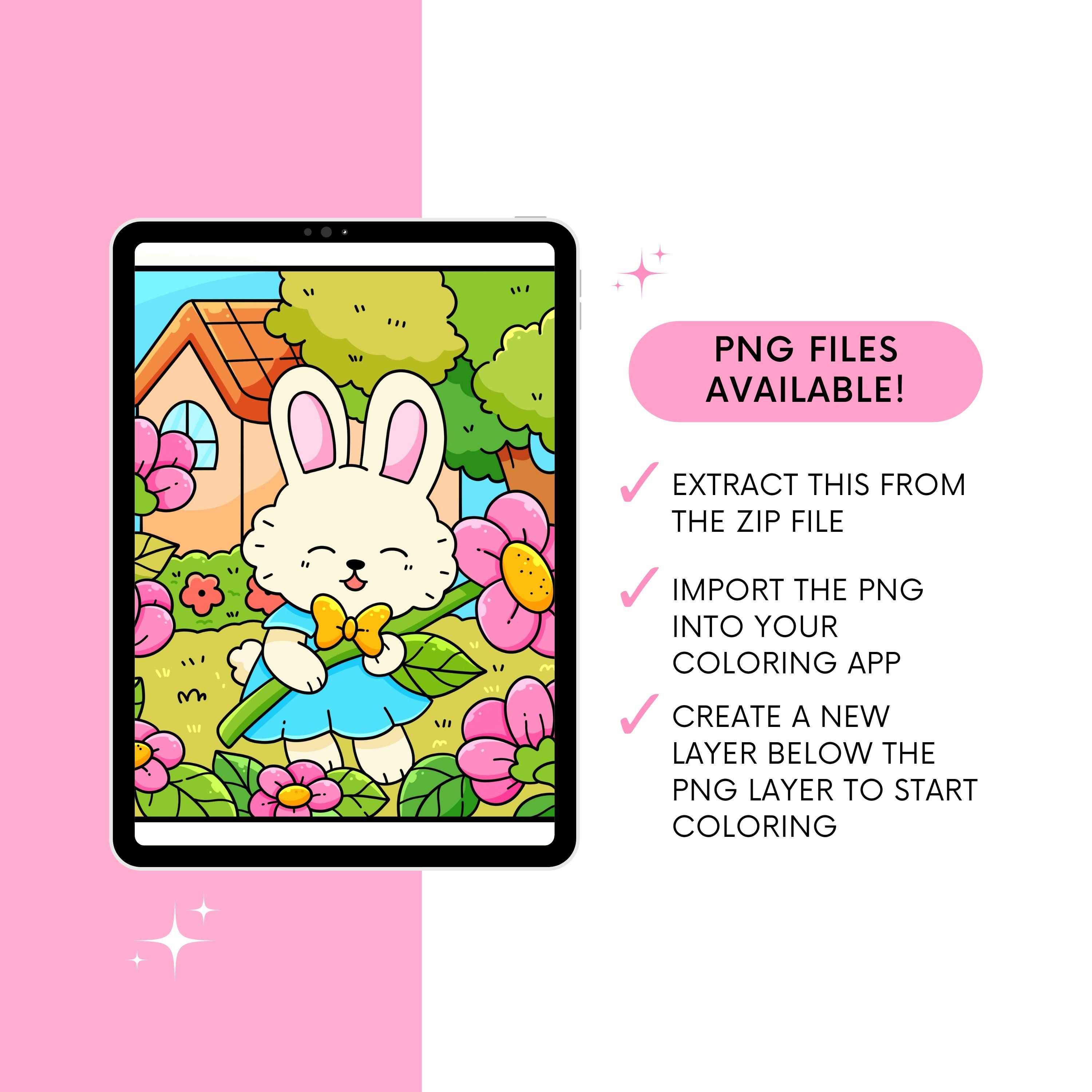 Cute and Cozy Friends, Coloring Sheets, Coloring Pages, Instant ...