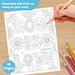 Flower Bible Verse Coloring Page, Coloring Sheets, Coloring Pages for ...