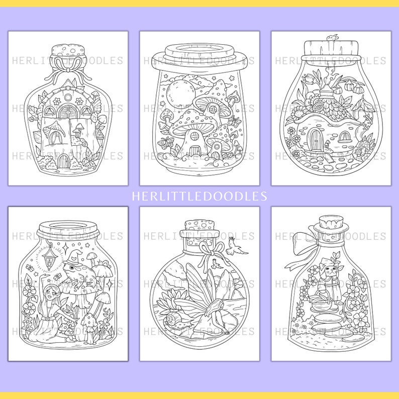 Life in A Jar Coloring Pages, Coloring Sheets, Coloring Pages for ...