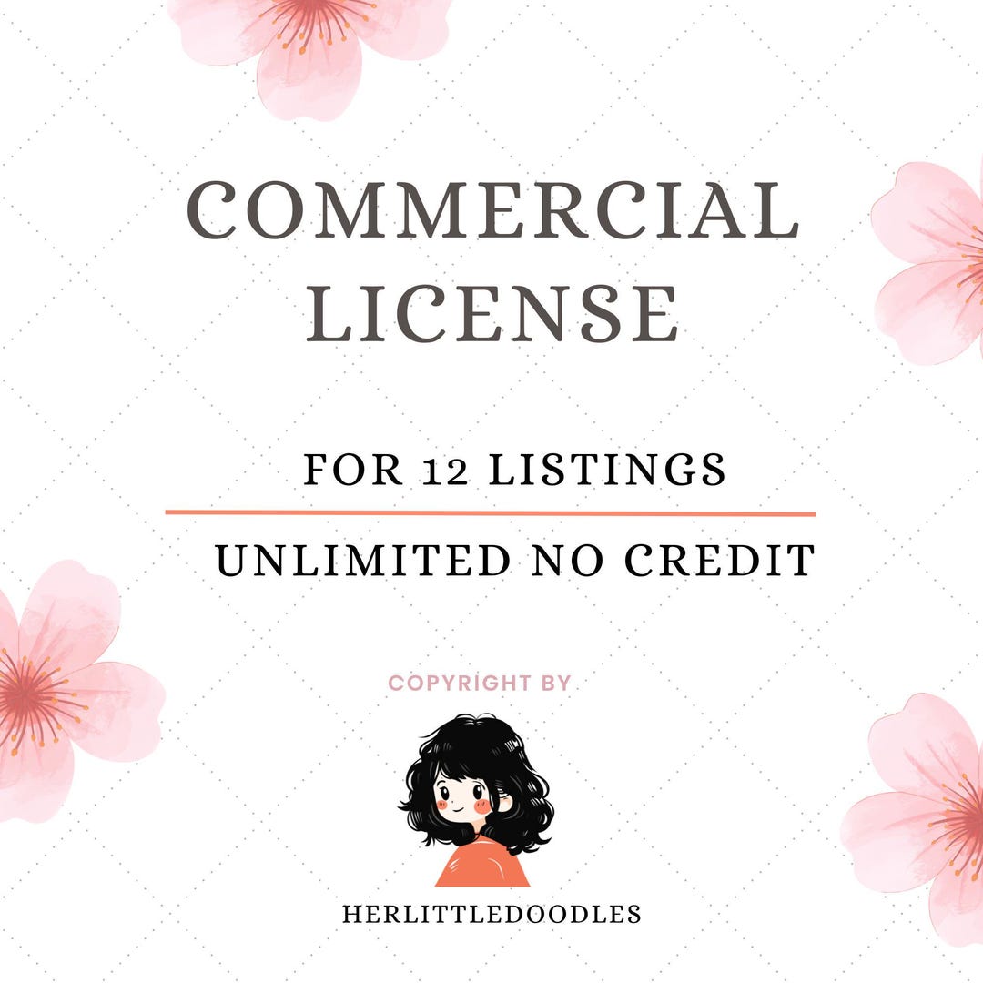 Commercial License: 12 Coloring Page Designs - Unlimited Use (digital ...