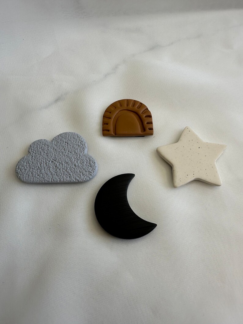 Handmade Polymer Clay Magnets|colorful Fridge Decor|boho Kitchen Decor ...