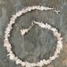 Rose Quartz Anklet Pink Gemstone Chip Anklet for Women Raw - Etsy