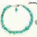 Natural Turquoise Anklet, Genuine Raw Gemstone Chip Anklet for Women ...