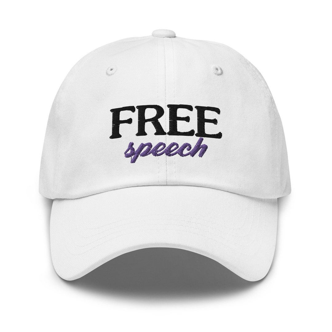 Free Speech Hat by Redpill45, 1980's, Conservative Gift, Freedom 1st ...