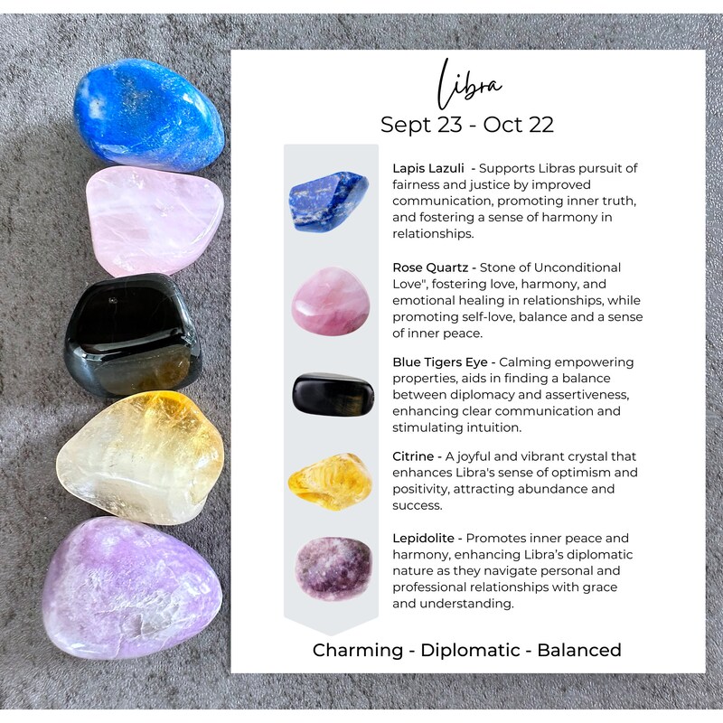 Crystals for Libras - Etsy