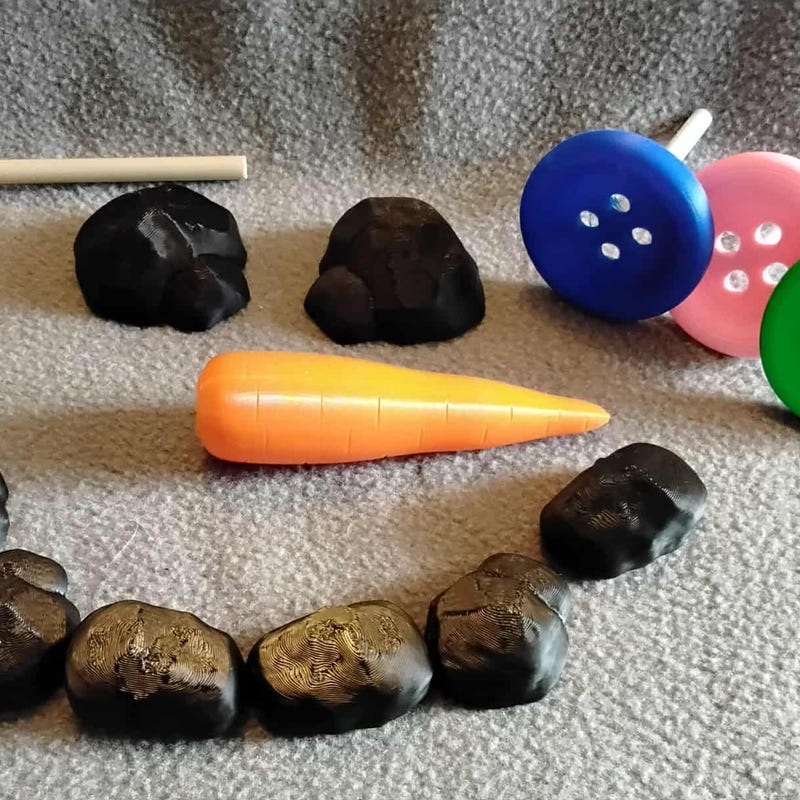 Rustic Build a Snowman - Etsy