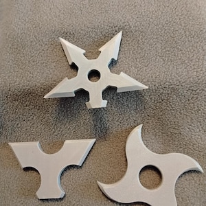 3D Printed Embedded Throwing Star Magnet - Etsy