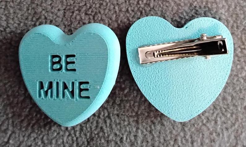 Conversation Heart Hairclips! Set of 2! - Etsy