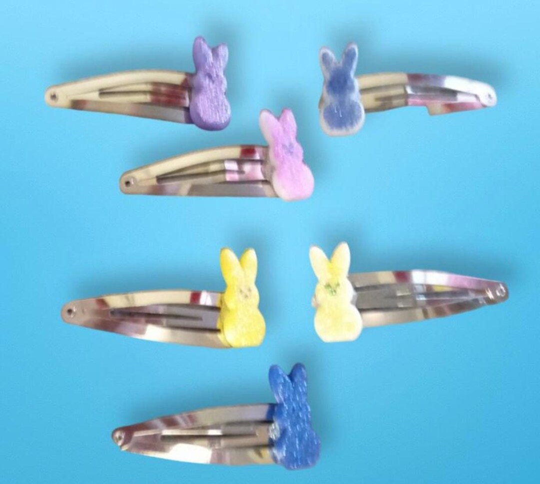 Glitter Peep Hair Clip! Super Cute and Great for Snack Lovers! - Etsy