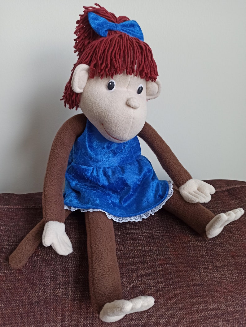 Stuffed Monkey 38 Parrots Marmoset Martyshka Plush Monkey - Etsy