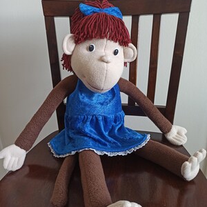 Stuffed Monkey, 38 Parrots, Marmoset Martyshka, Plush Monkey, Rag Doll ...