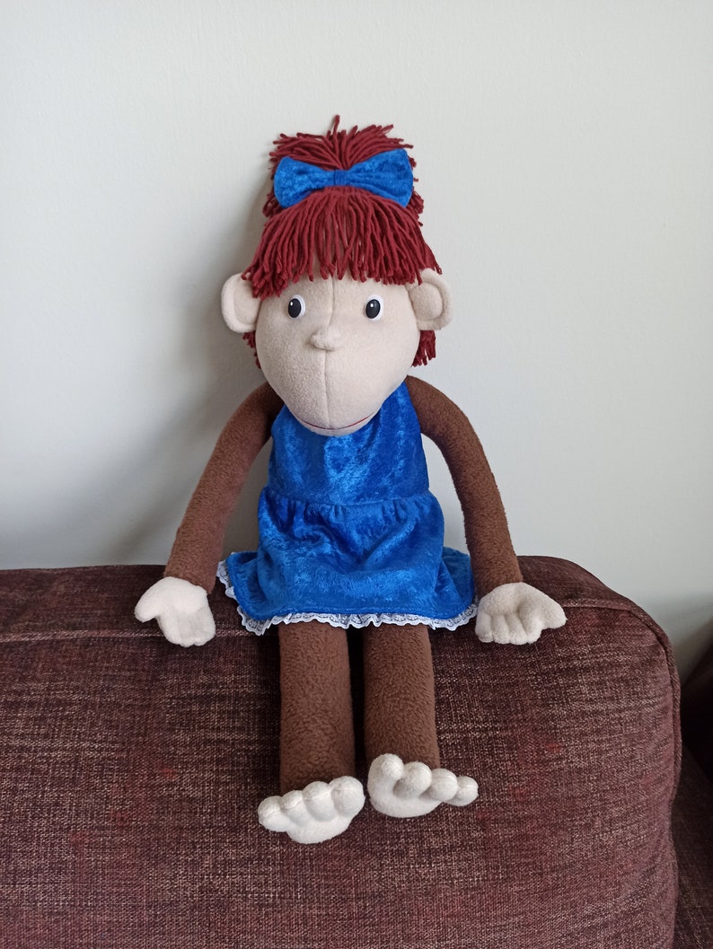 Stuffed Monkey 38 Parrots Marmoset Martyshka Plush Monkey - Etsy