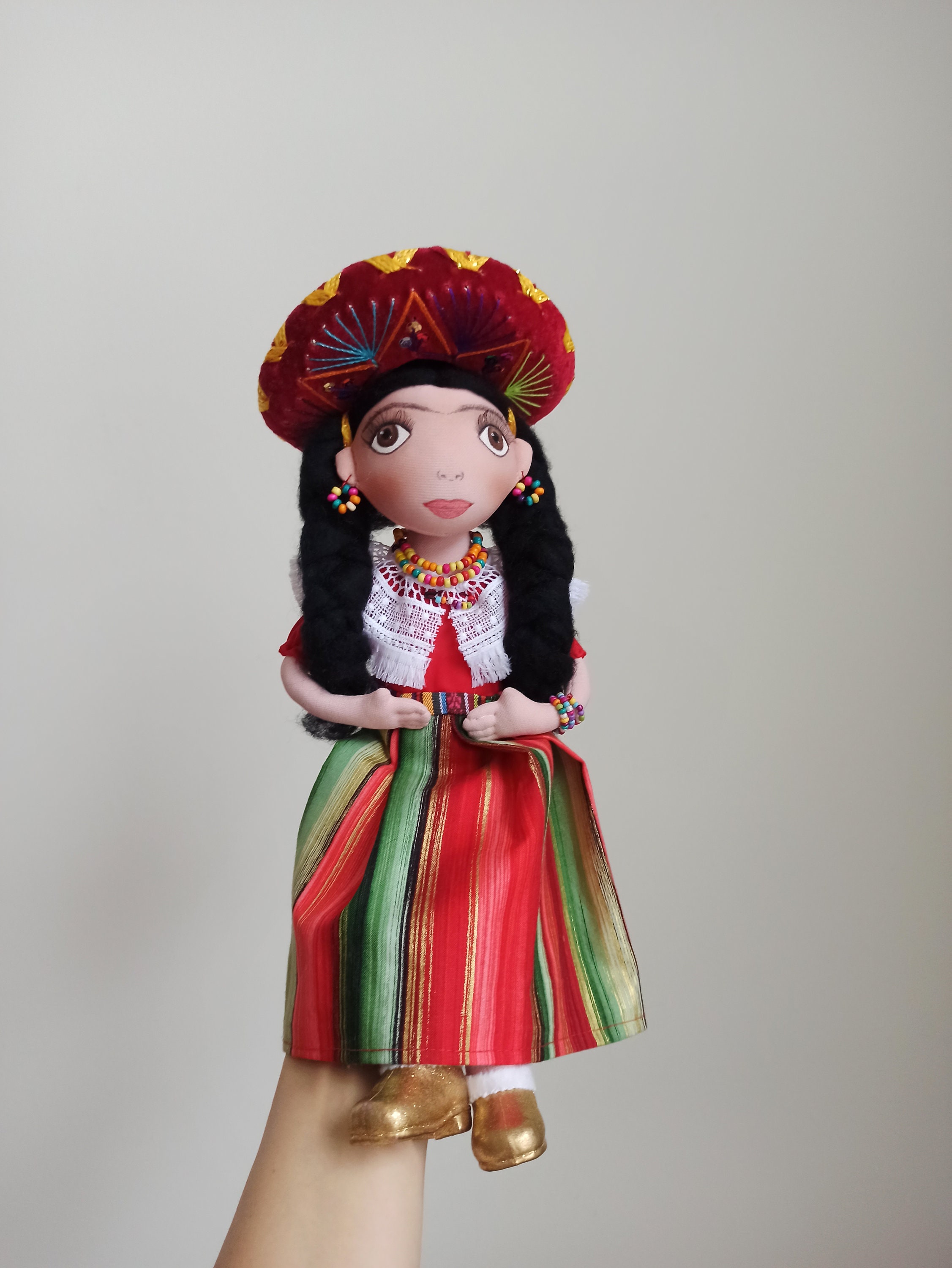 Mexican Doll Mexican Inspired doll Frida inspired Interior | Etsy