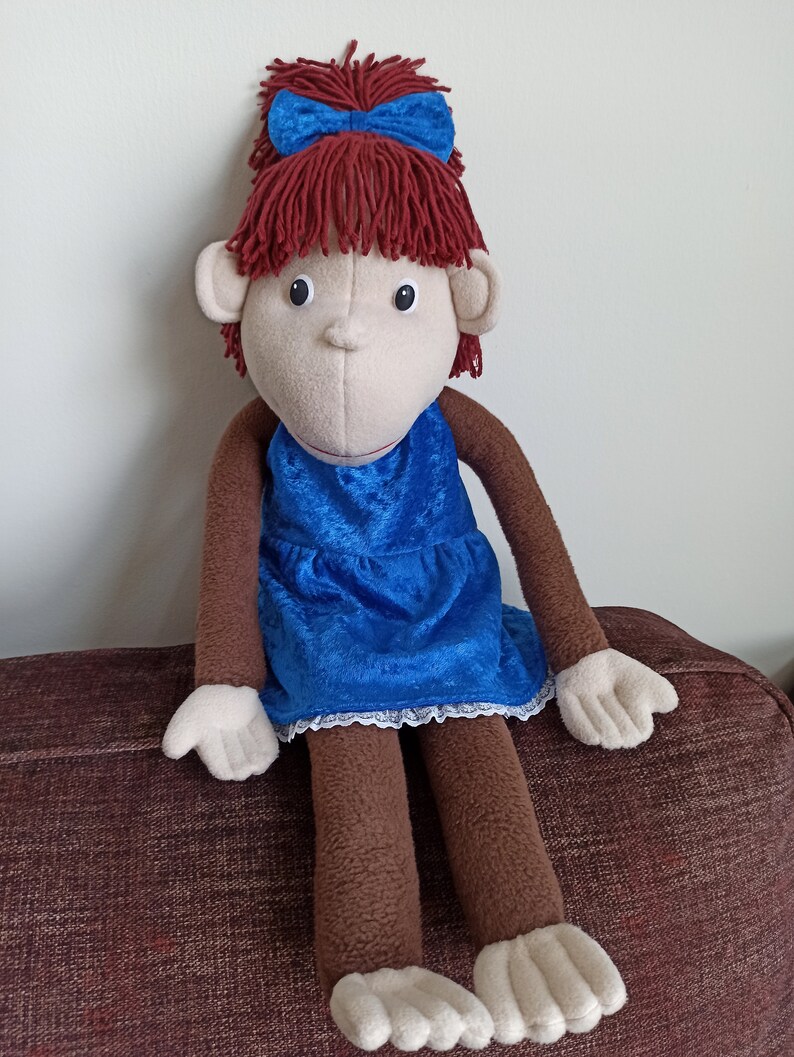 Stuffed Monkey 38 Parrots Marmoset Martyshka Plush Monkey - Etsy