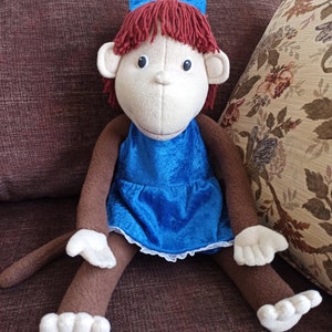 Stuffed Monkey, 38 Parrots, Marmoset Martyshka, Plush Monkey, Rag Doll ...