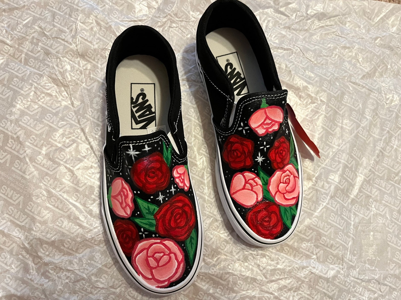 Custom Painted Vans - Etsy