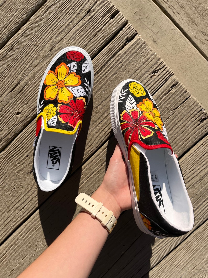 Custom Painted Vans - Etsy