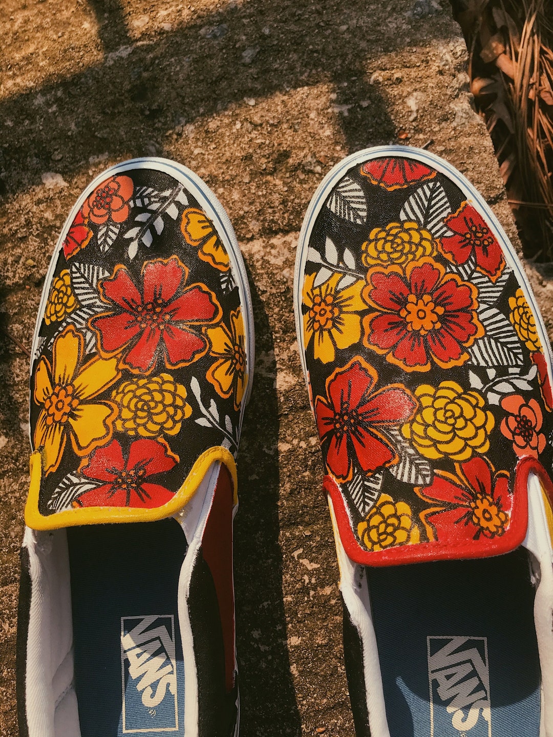 Custom Painted Vans - Etsy