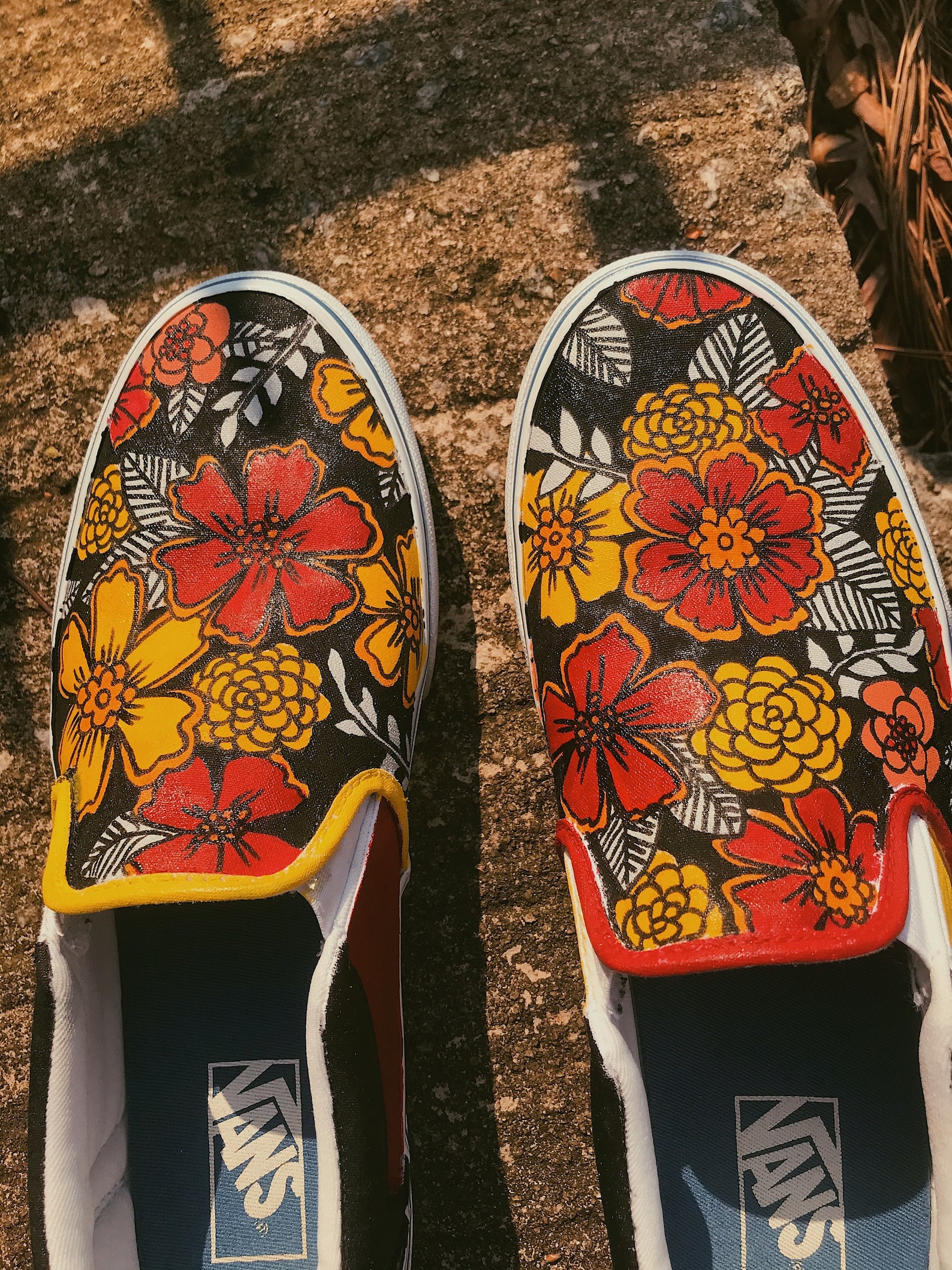 Custom Painted Vans - Etsy