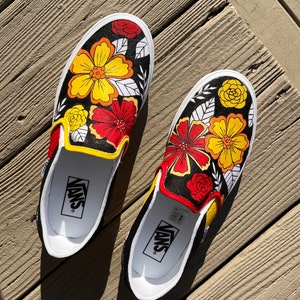 Custom Painted Vans - Etsy