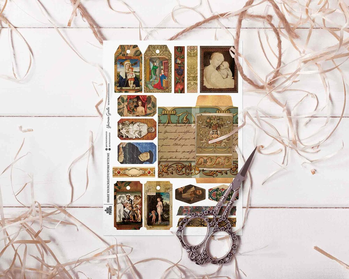 The Renaissance • Ephemera Kit Printable • Pages • Instant Download ...