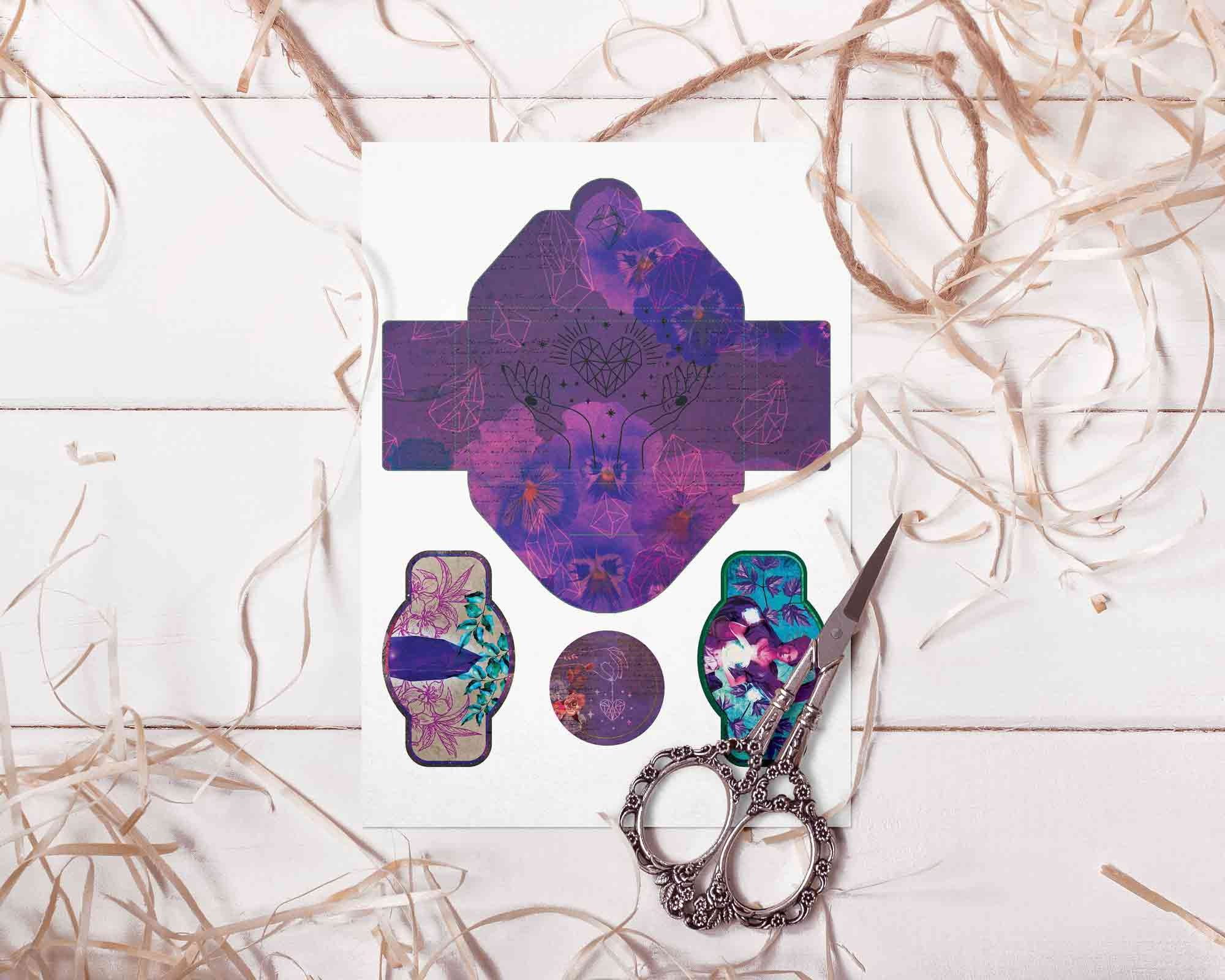 Crystals Ephemera Kit WITCHCRAFT Magic Wicca Grimoire - Etsy