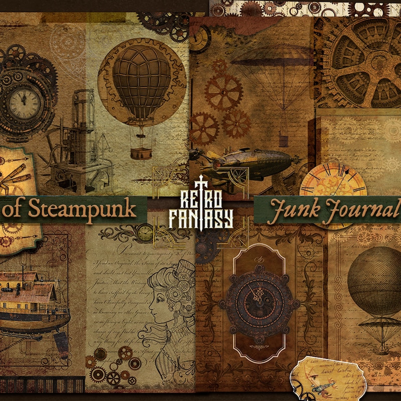 Steampunk Labels - Etsy