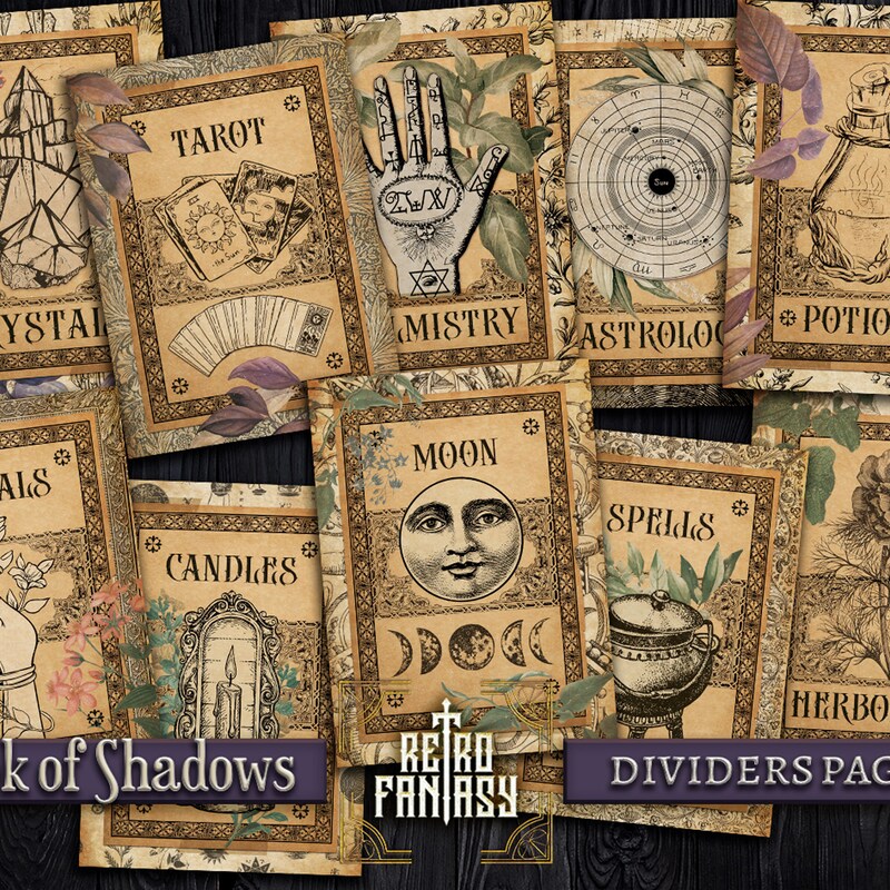 Spell Book Pages - Etsy