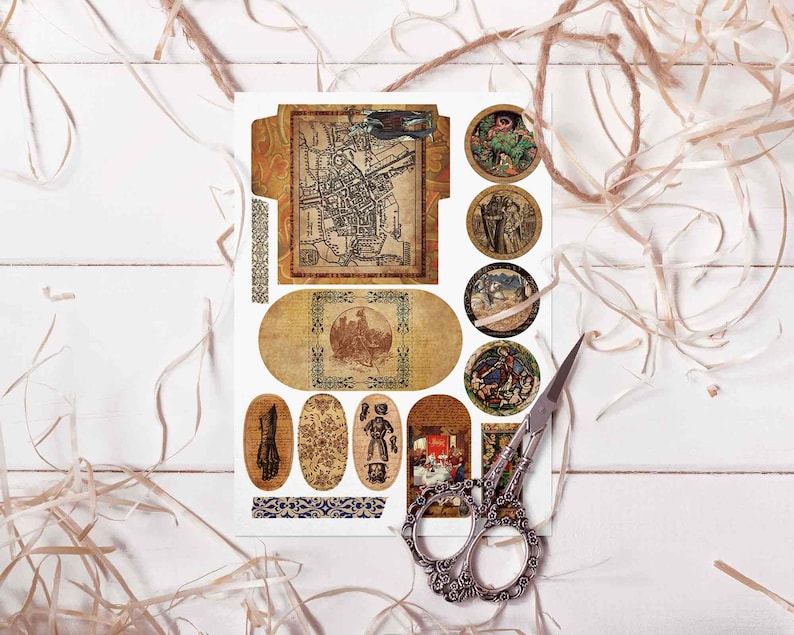 Middle Ages Digital Ephemera Kit • Extras Add on Kit • Digital Download ...