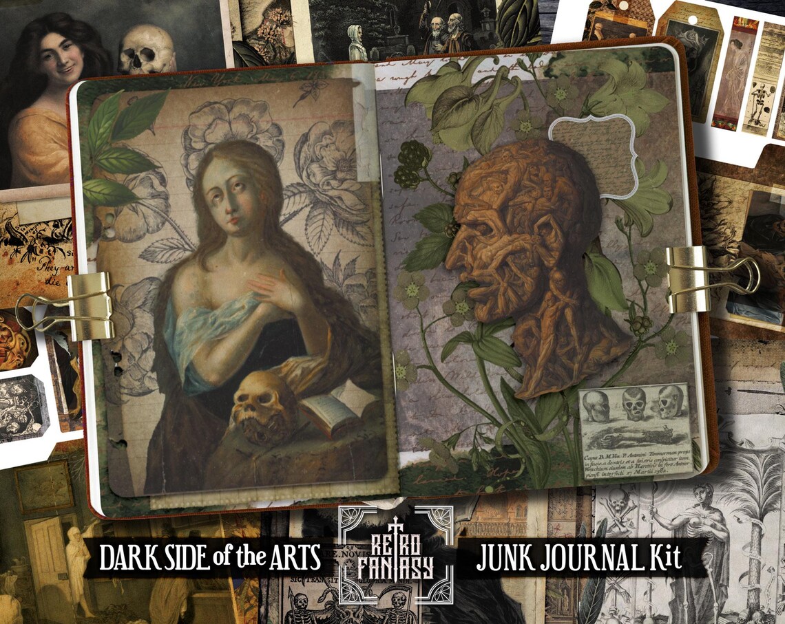 Dark Side of the ARTS Printable Journal Kit With EXTRAS • INSTANT ...