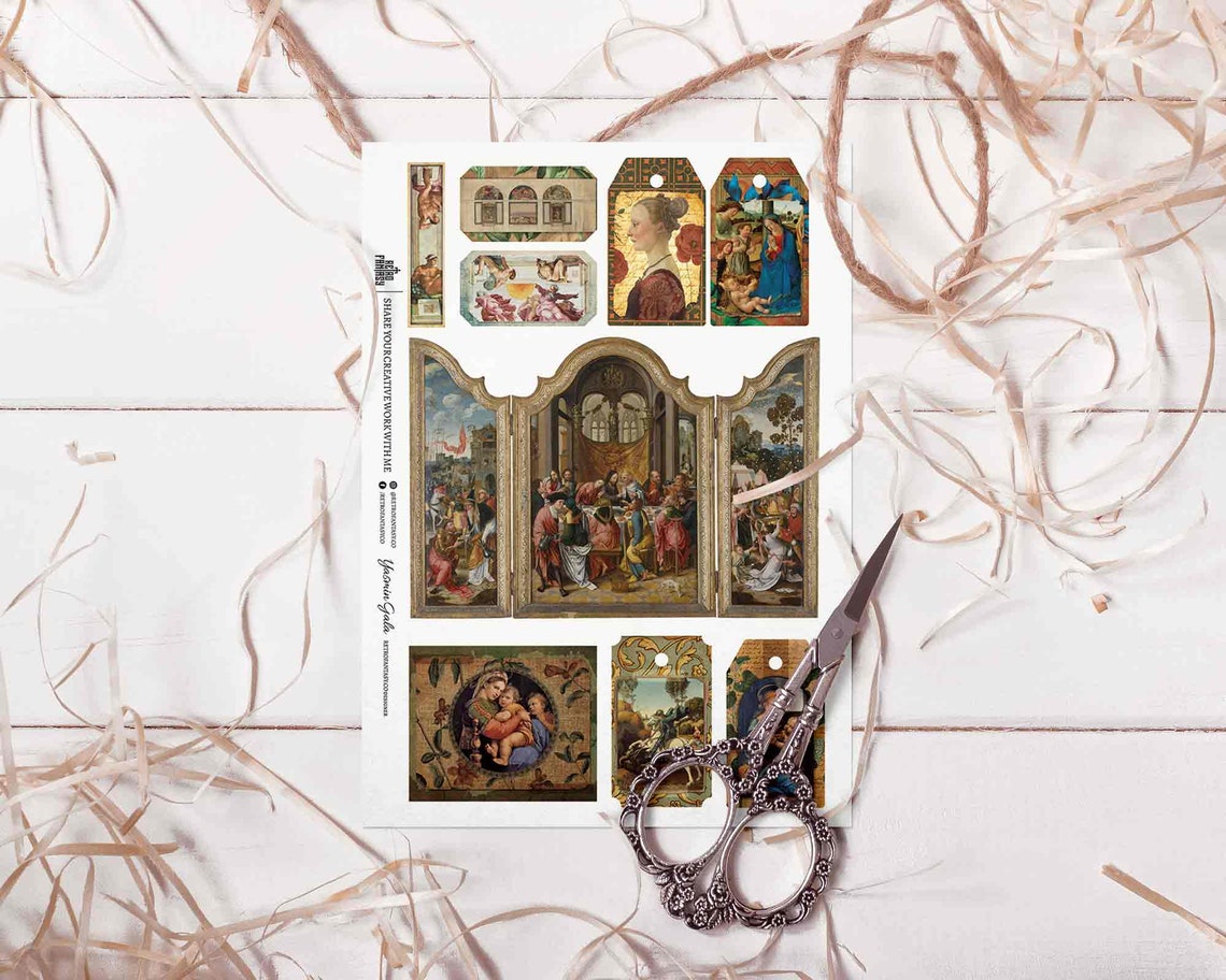 The Renaissance • Ephemera Kit Printable • Pages • Instant Download ...