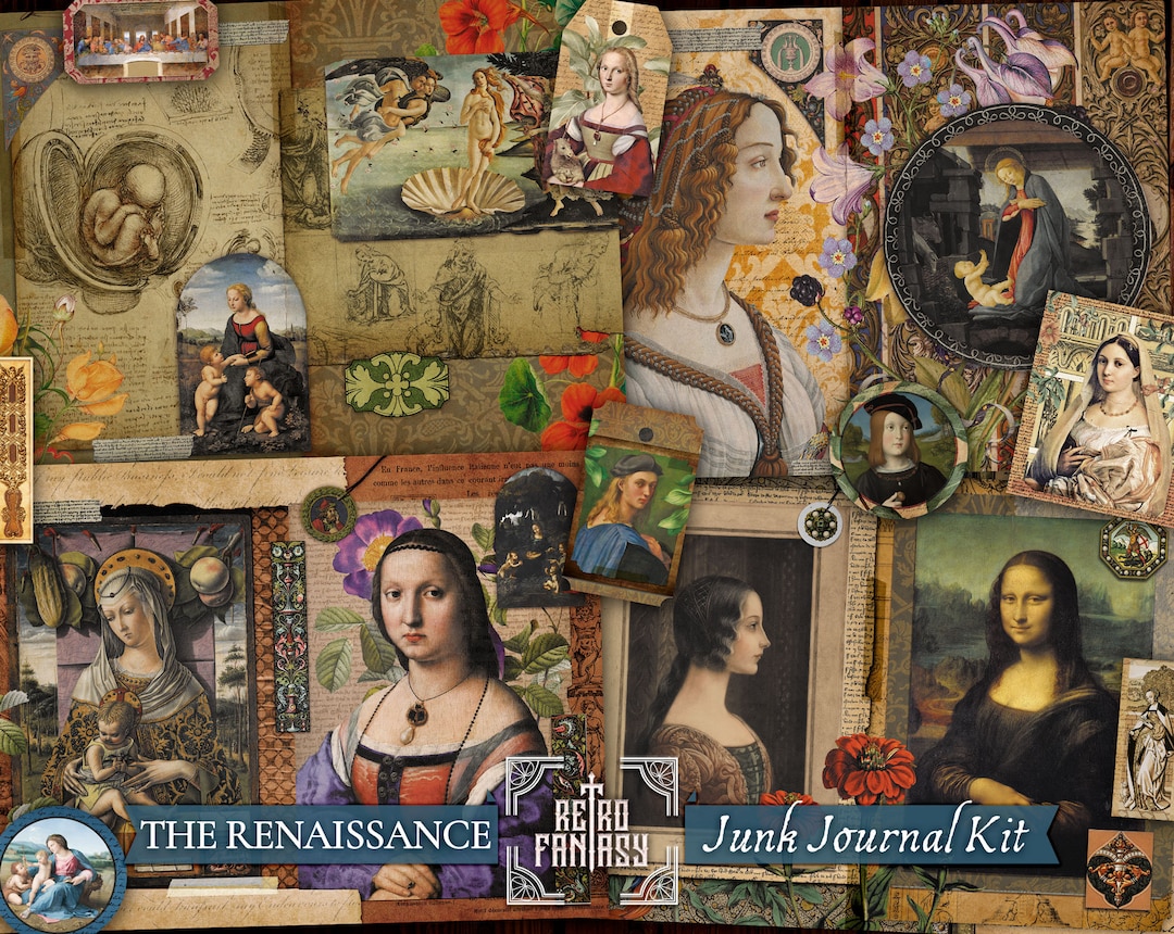 The Renaissance • Digital Journal Kit Printable • Pages • Instant ...