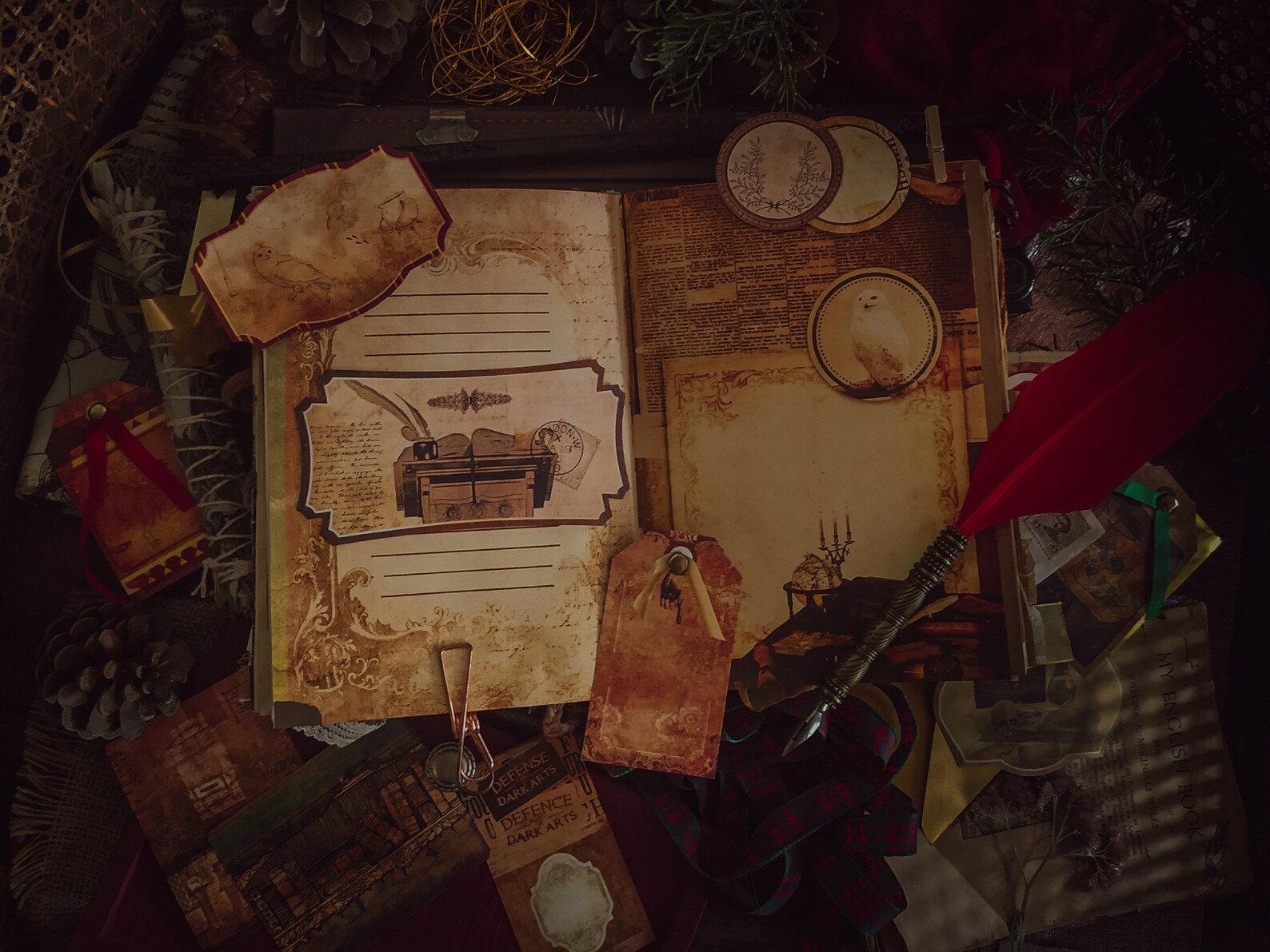 Wizarding School Journal Kit Printable • Journal Pages • Instant ...