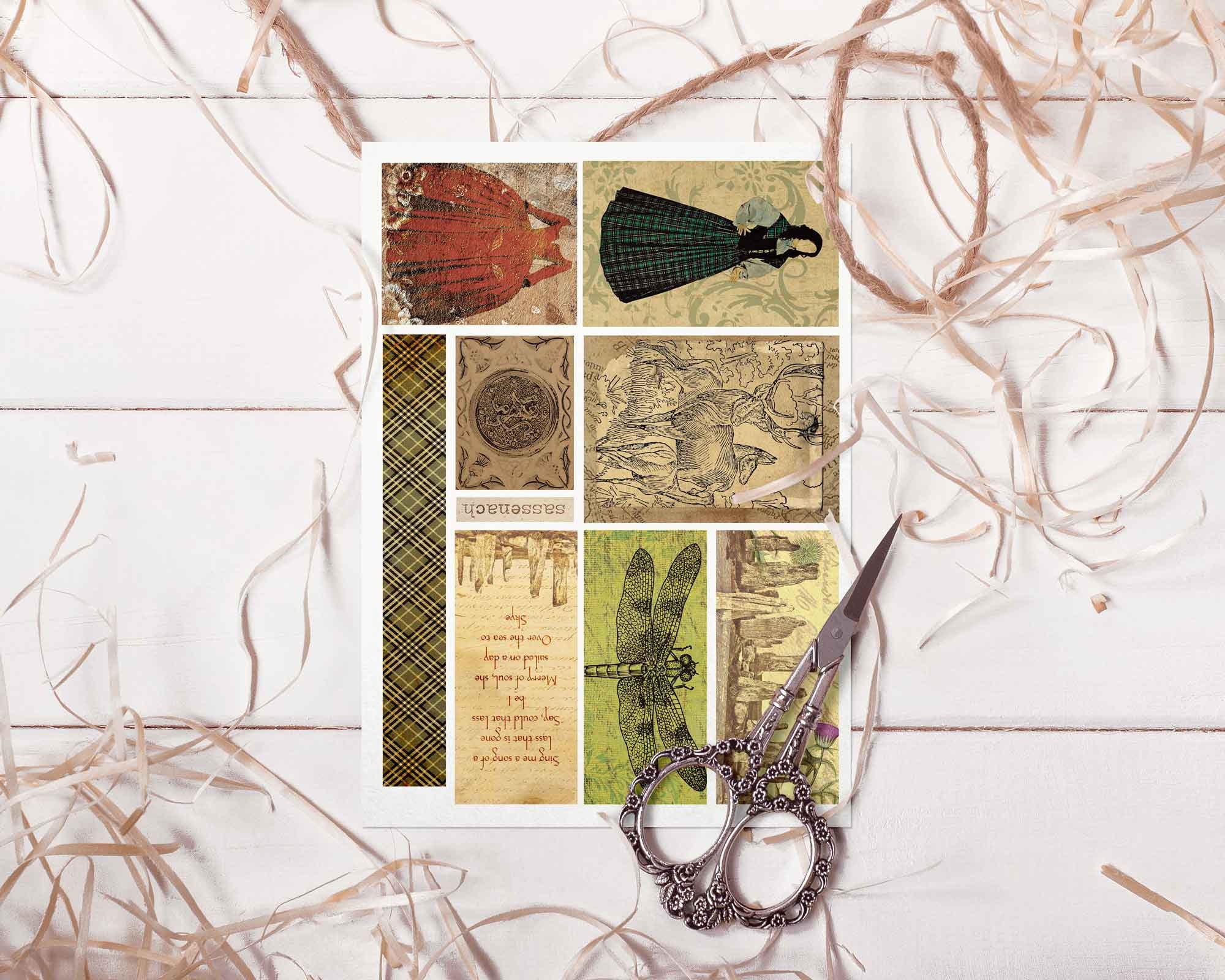 A Sassenach in Scotland Add Extras Kit • Scottish Ephemera Kit ...