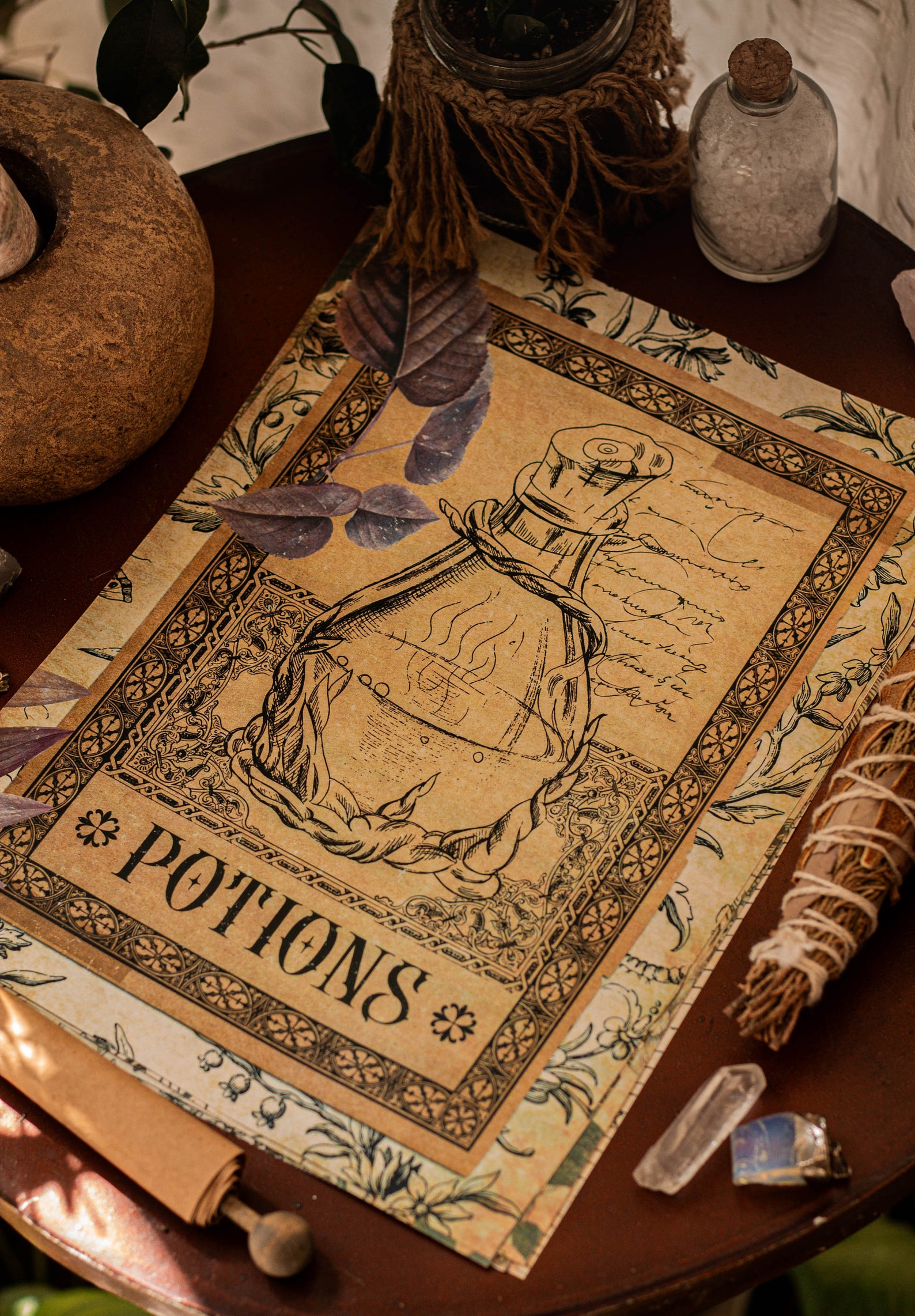 Book of Shadows Dividers Kit Printable • Magic • BOS Covers • Wicca ...