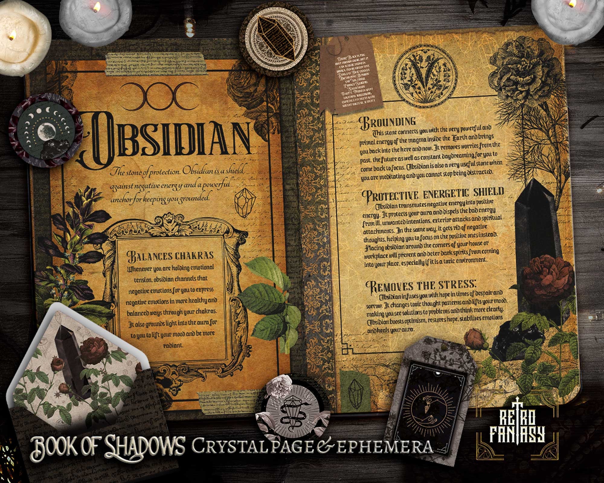 Obsidian Book Model