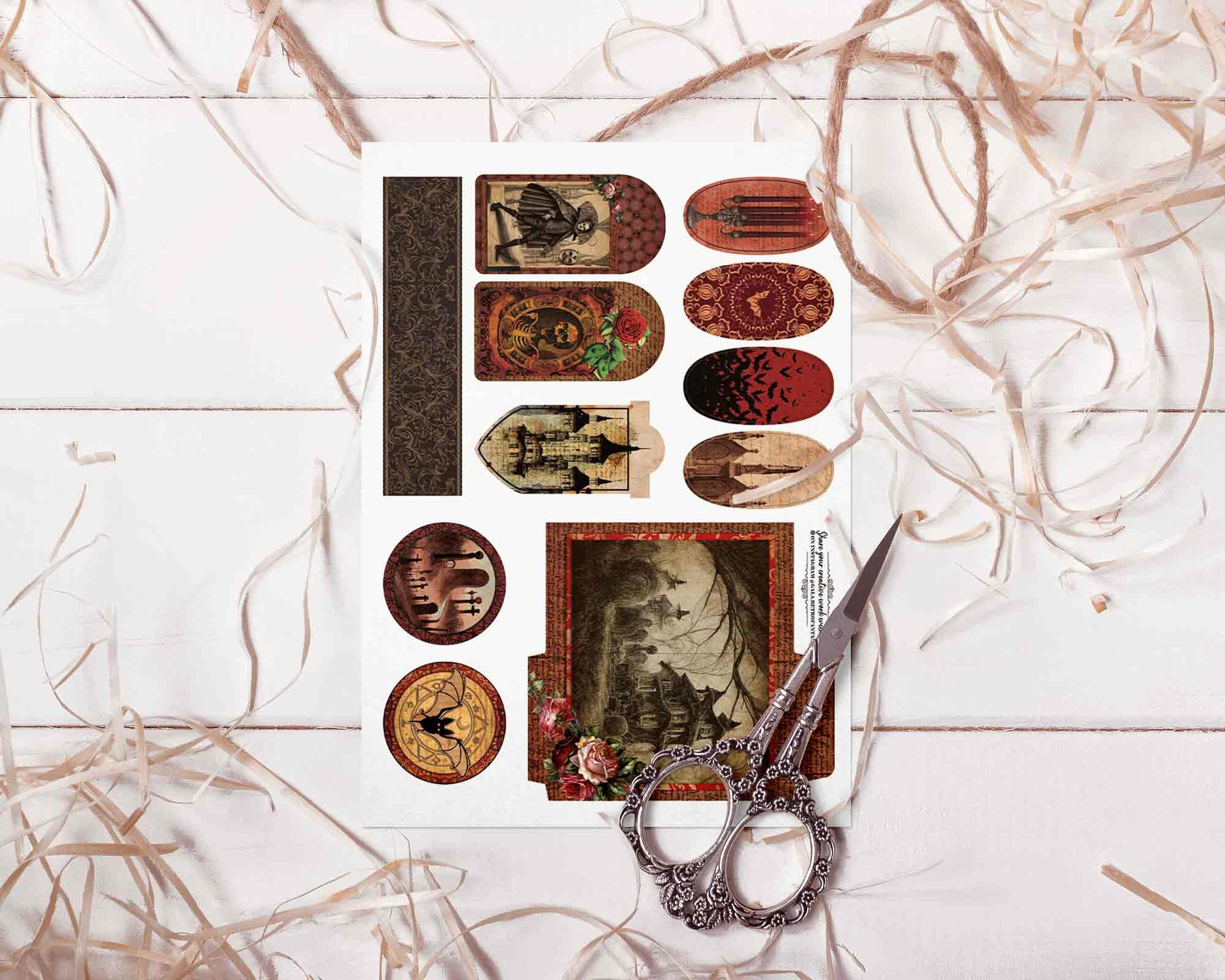 House of Vampires Ephemera Kit Digital Download - Etsy