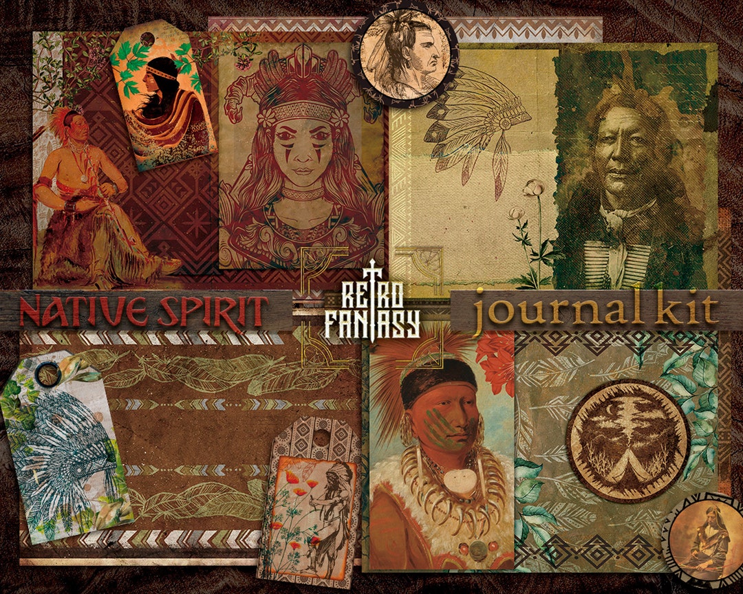 Native Spirit Journal Digital Kit Printable Instant Download Native ...