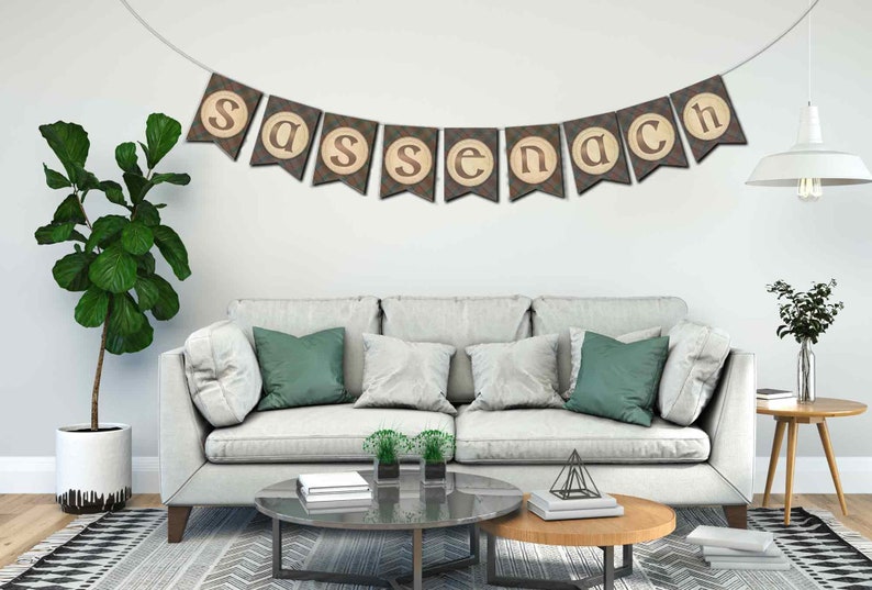 A Sassenach in Scotland Digital Bunting Scottish Party - Etsy