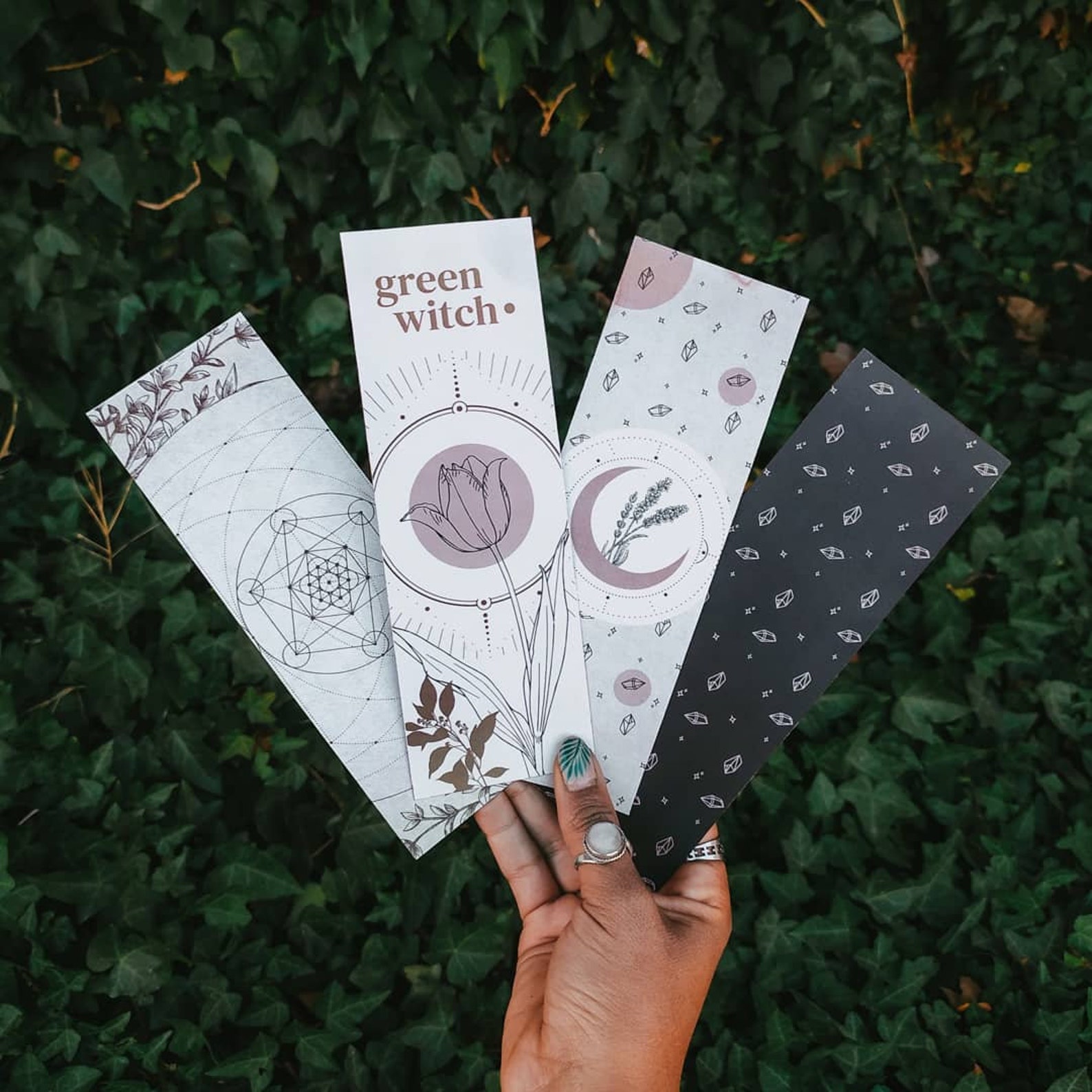 Witchy Printable Bookmarks Book of Shadows Magic Wicca - Etsy